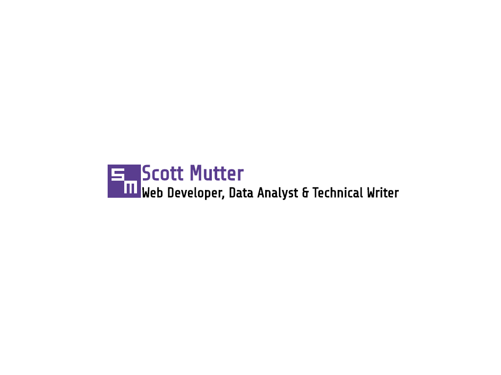 Scott Mutter | Web Developer & Data Analyst